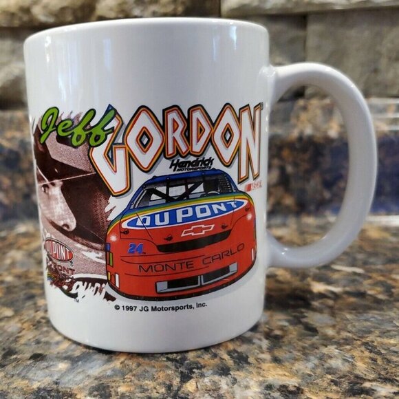 Linyi | Kitchen | Jeff Gordon Nascar Coffee Mug 997 Jg Motorsports Inc ...